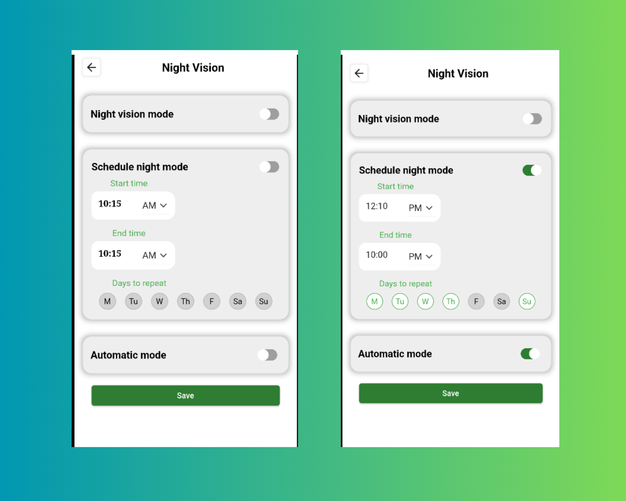 GitHub - Alaa-Eldin-Emad/Night-vision: it's just UI which you have to select time and days to ...
