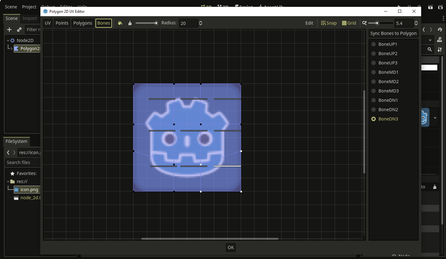 Vulkan: Polygon2D disapears once skeleton is added · Issue #60724 · godotengine/godot · GitHub