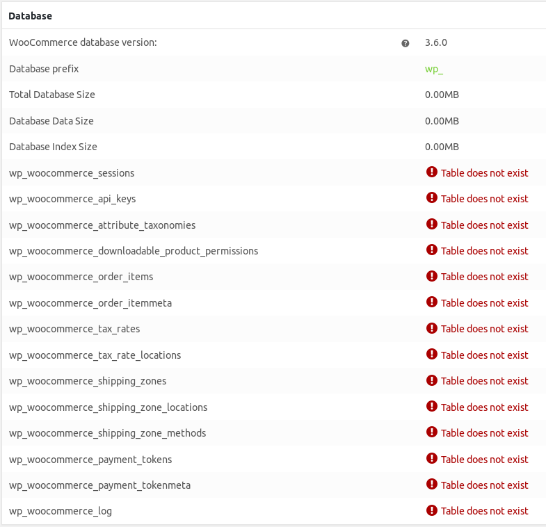 Wrong database information when using HyperDB · Issue #23508 · woocommerce/woocommerce · GitHub