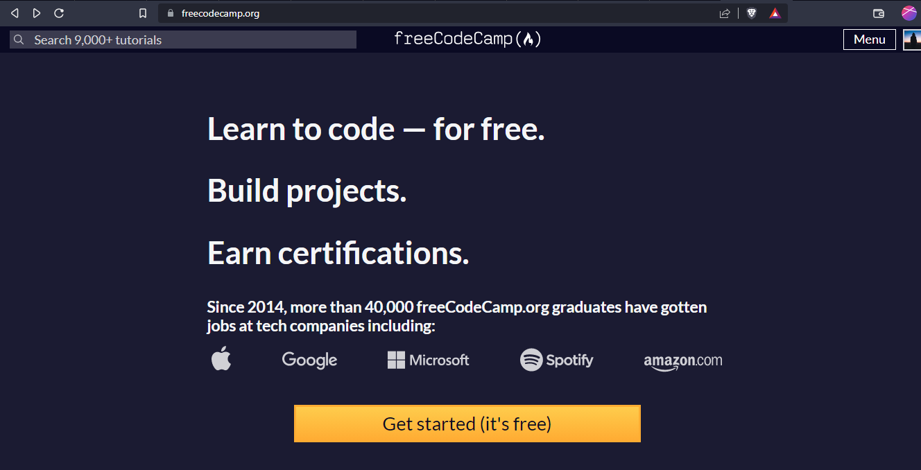 User should be redirected to /learn page if logged in · Issue #49946 · freeCodeCamp/freeCodeCamp ...