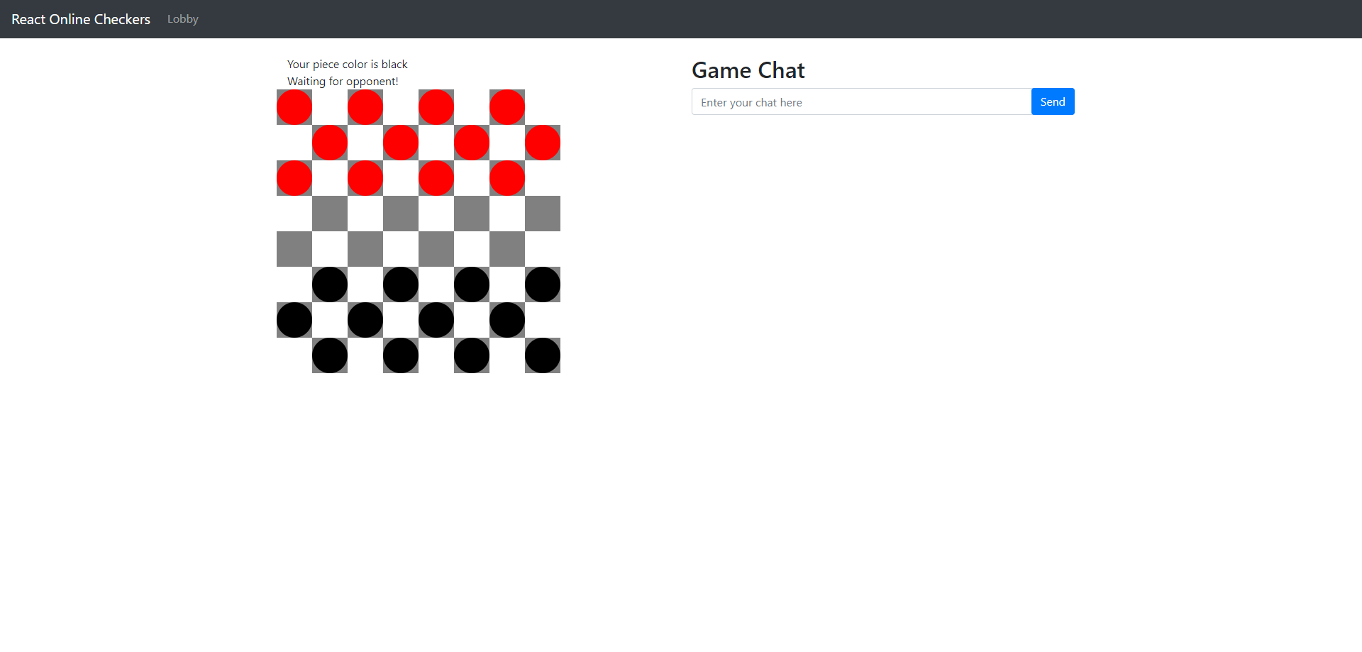 GitHub - vijaynarendranv/Checkers-Multiplayer-game: Established and designed a real time ...