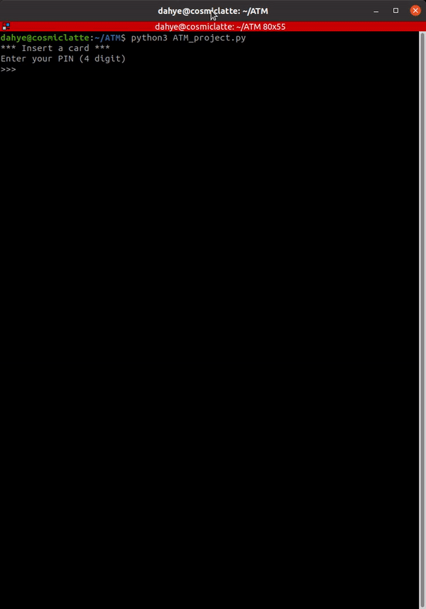 GitHub - airpod2/ATM: Implement a simple ATM controller