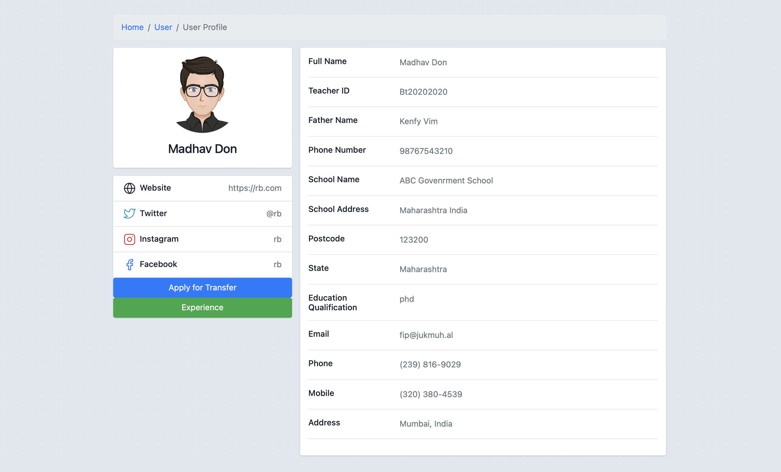 Github Rohitbishla Teacherportal