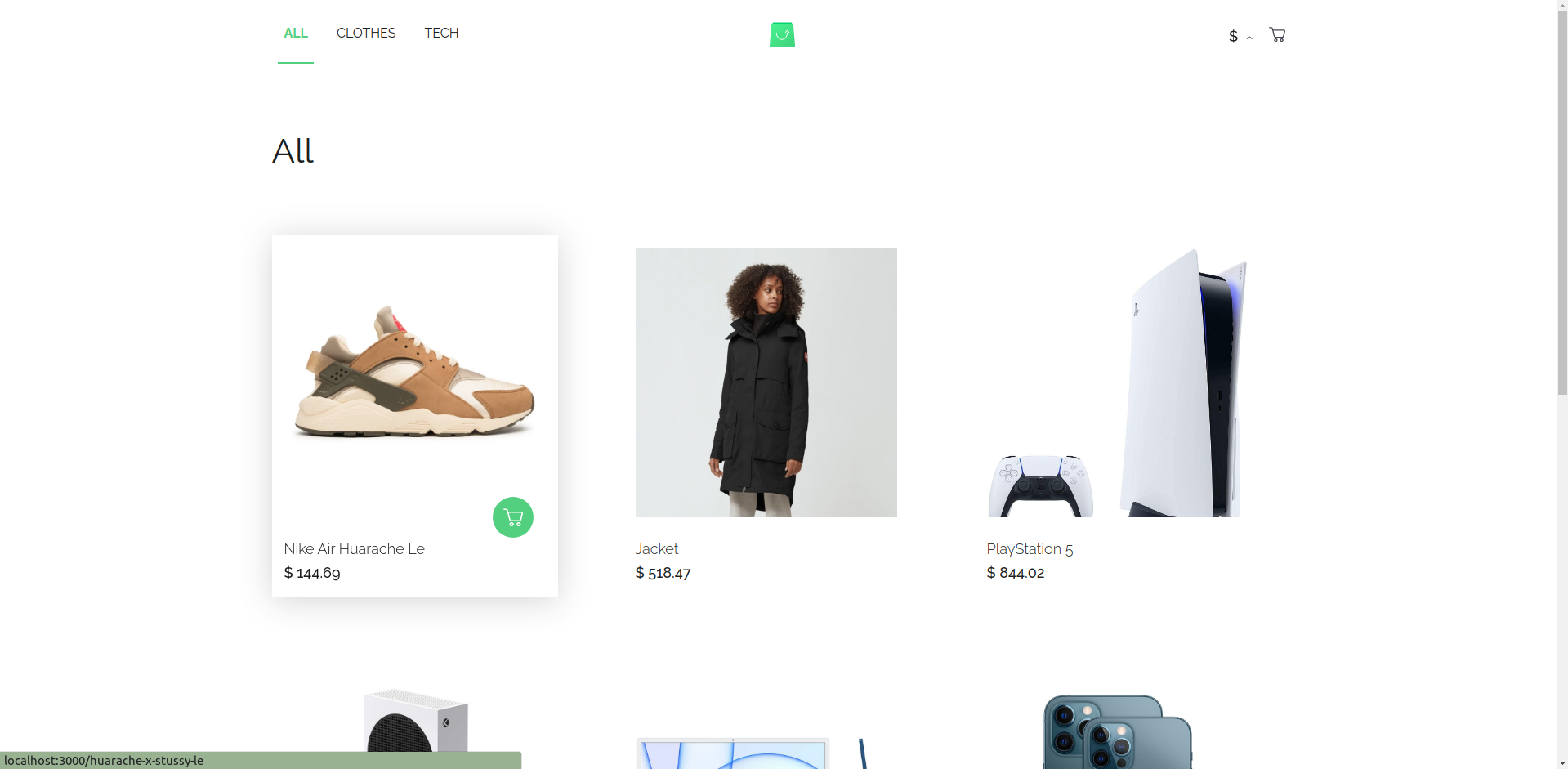 GitHub - alexandraliutsko/storefront: Test task on React.js