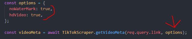 noWaterMark option not working · Issue #553 · drawrowfly/tiktok-scraper · GitHub