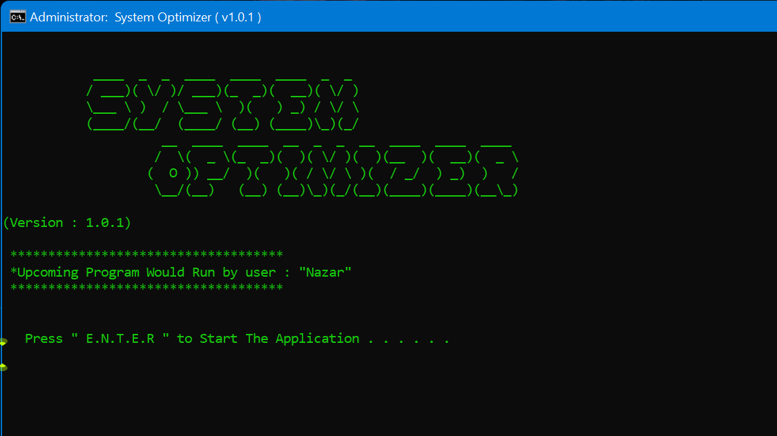 GitHub - nazar-ansari/System-Optimizer: A Program That Optimize the SYSTEM by cleaning all ...
