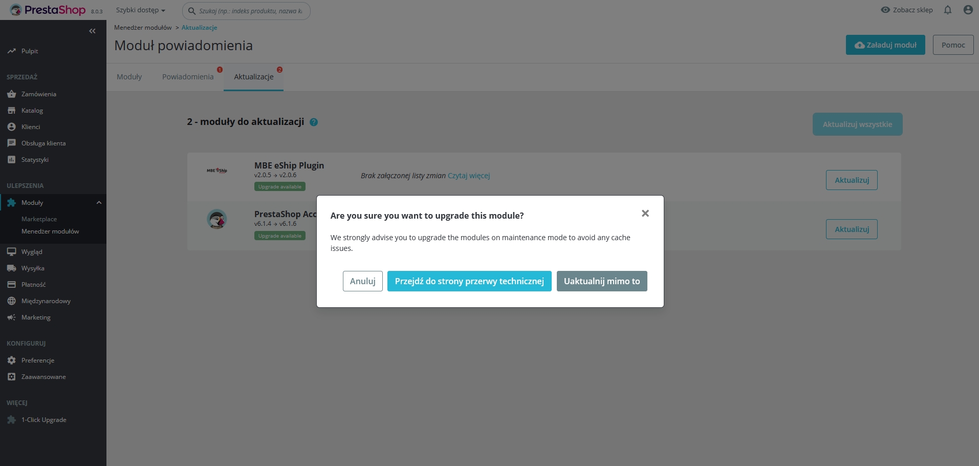 Cannot Upgrade module xxxxxx. Handler not found for source · Issue #32129 · PrestaShop ...