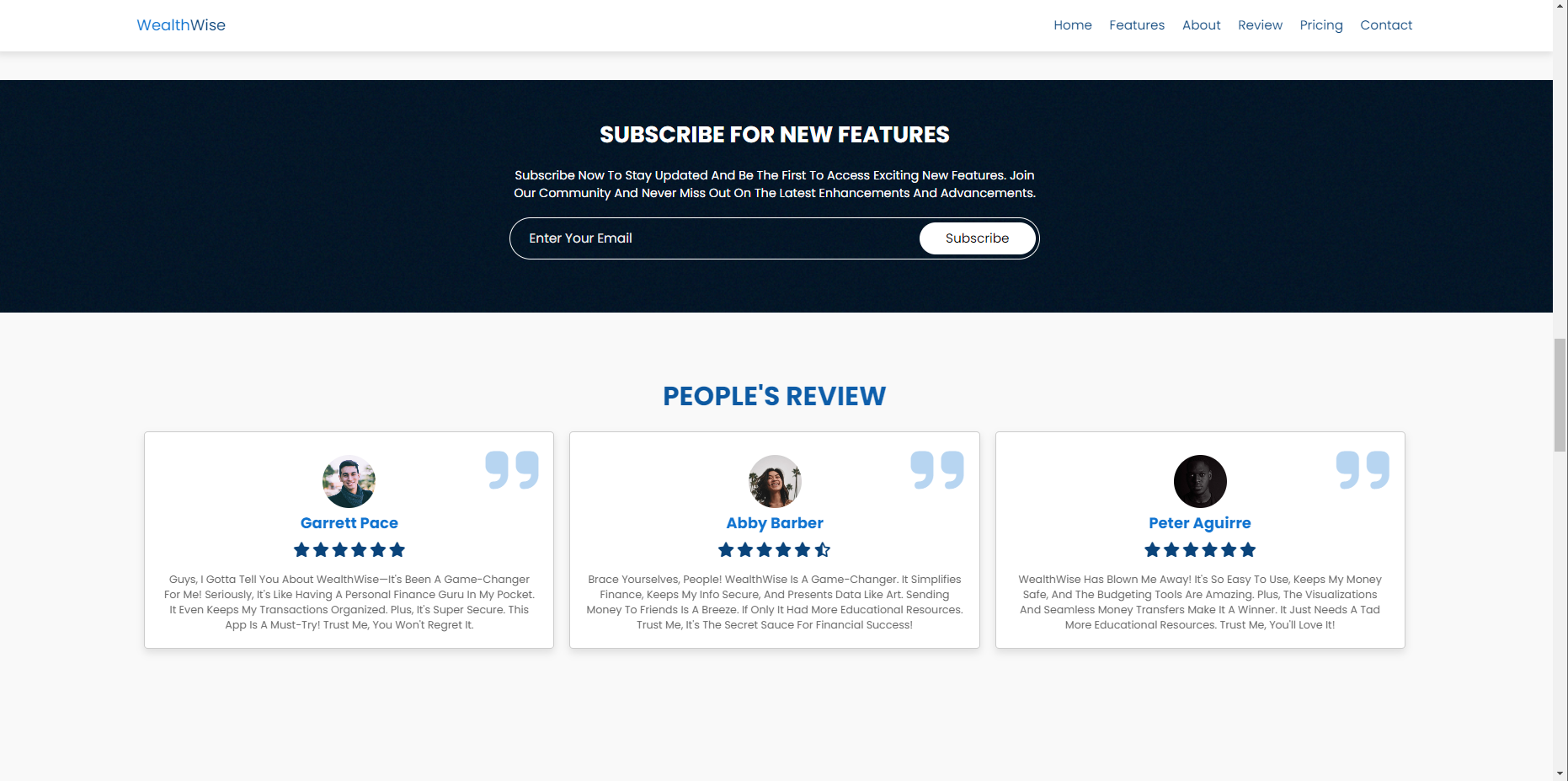 GitHub - CreateWithTerence/WealthWiseBank: It is a frontend template designed to provide a user ...