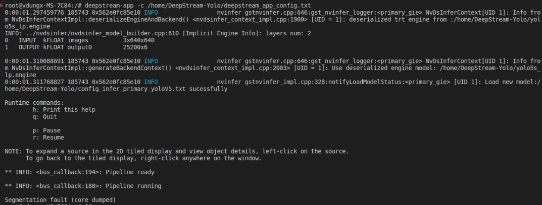 Segmentation fault (core dumped) · Issue #329 · marcoslucianops/DeepStream-Yolo · GitHub
