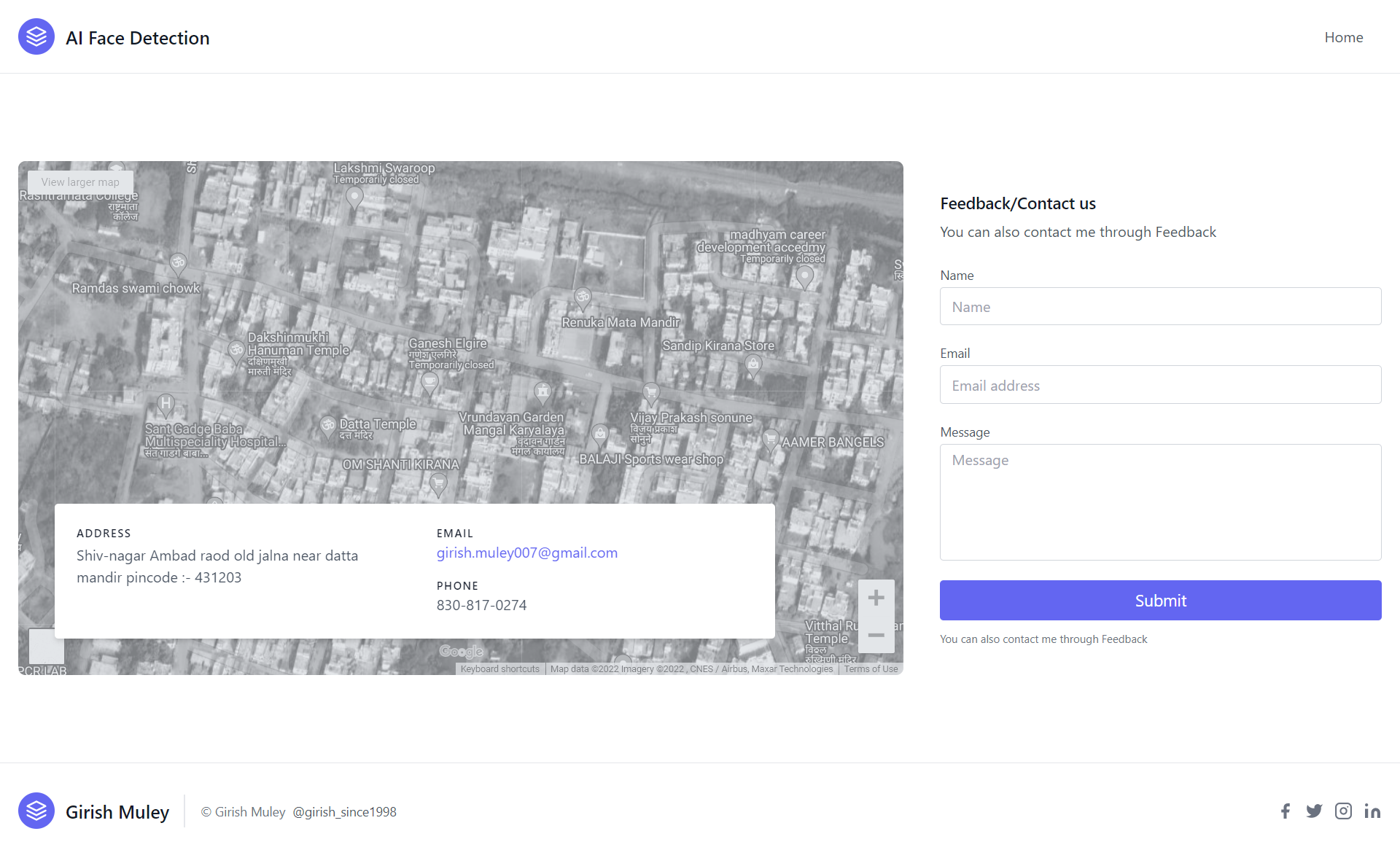 GitHub - GirishMuley/AI-Face-detection