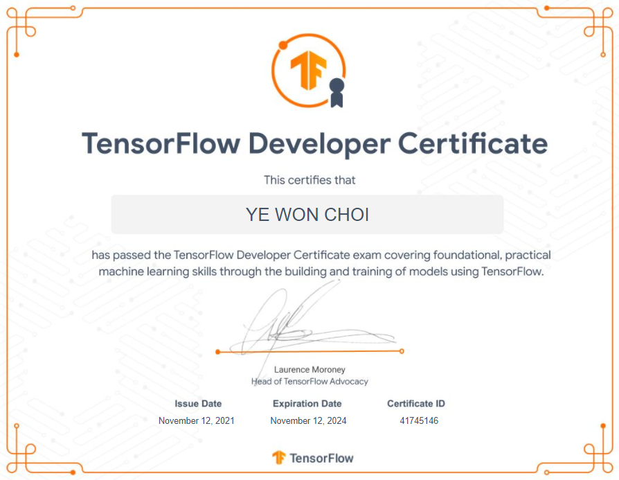 GitHub - julia-ing/TF-Cert: Tensorflow 자격증 취득을 위한 연습 공간