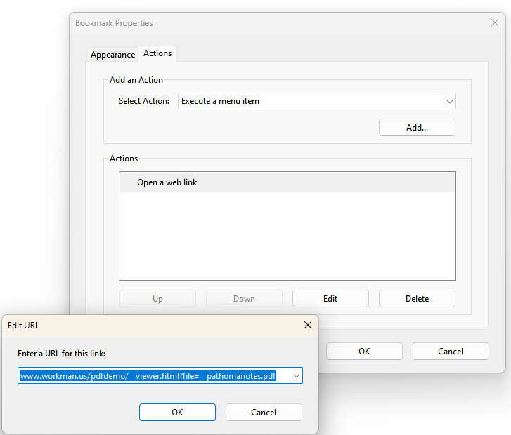 Feature Request: Support for parsing relative links in bookmark "open a web link" field. · Issue ...