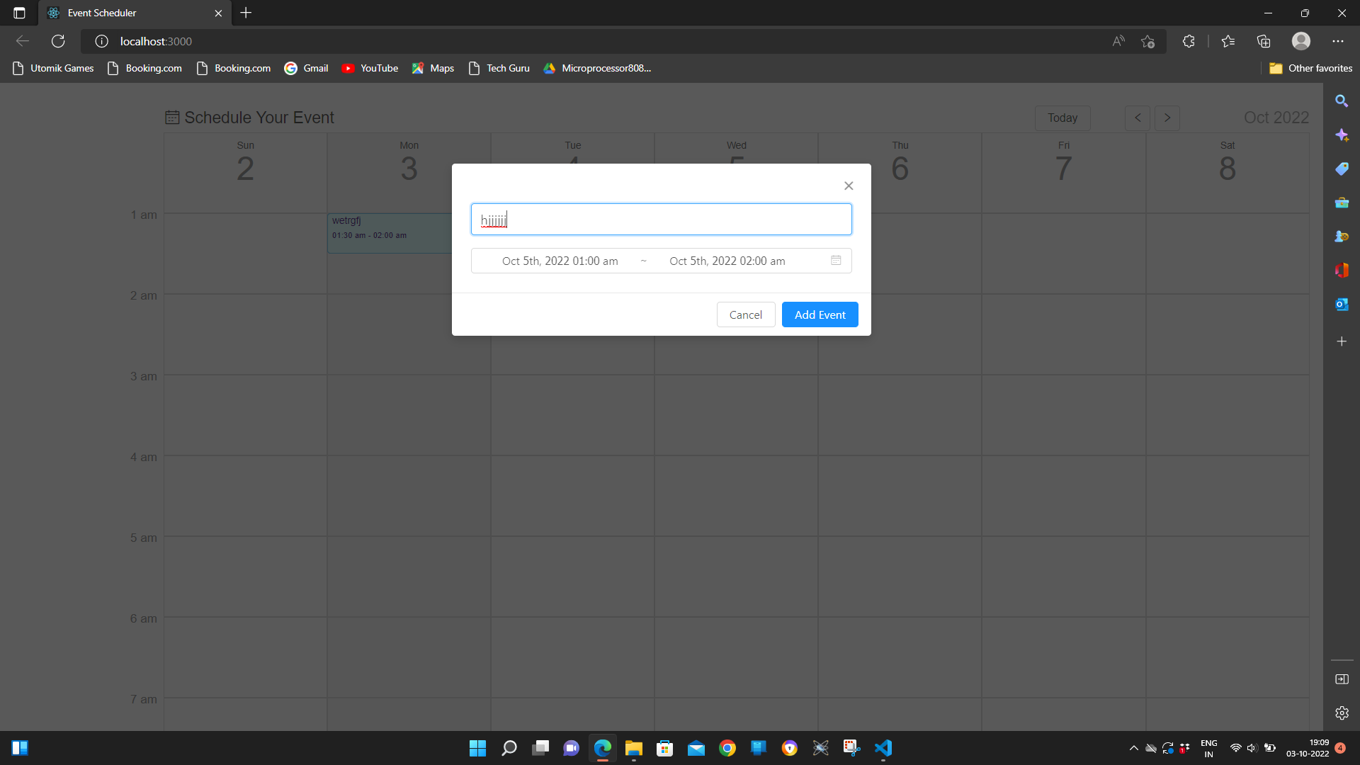 GitHub - vinay10082/React_Event_Scheduler