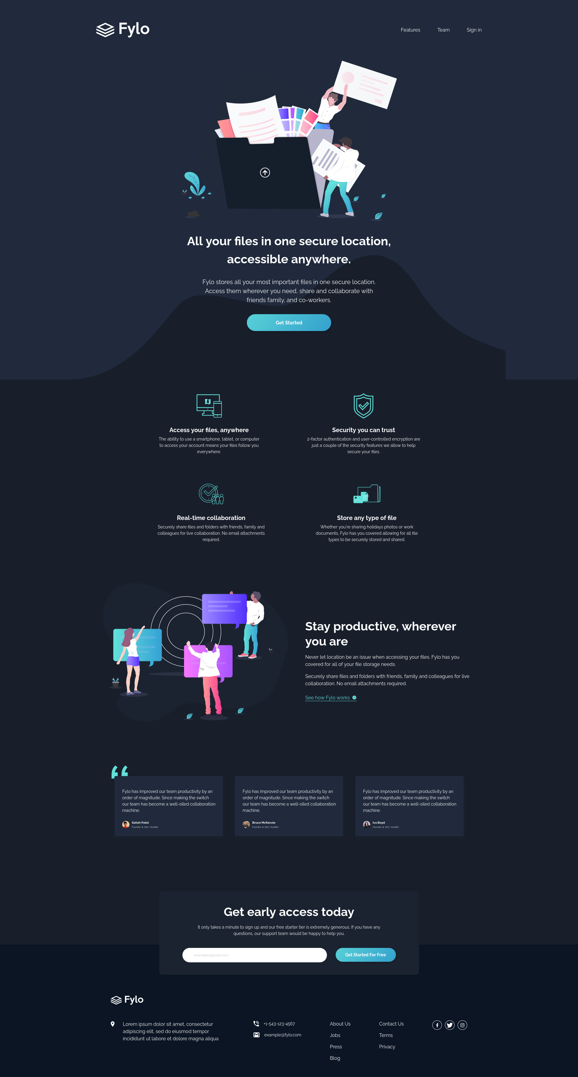 GitHub - mdashfaque-mamdu-au17/flyo-dark-theme-landing-page
