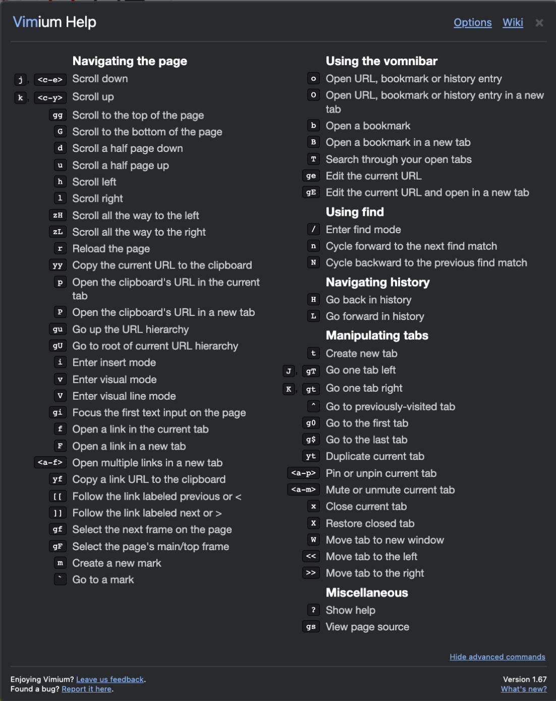 it dont have [ignore keyboard layout] · Issue #4006 · philc/vimium · GitHub
