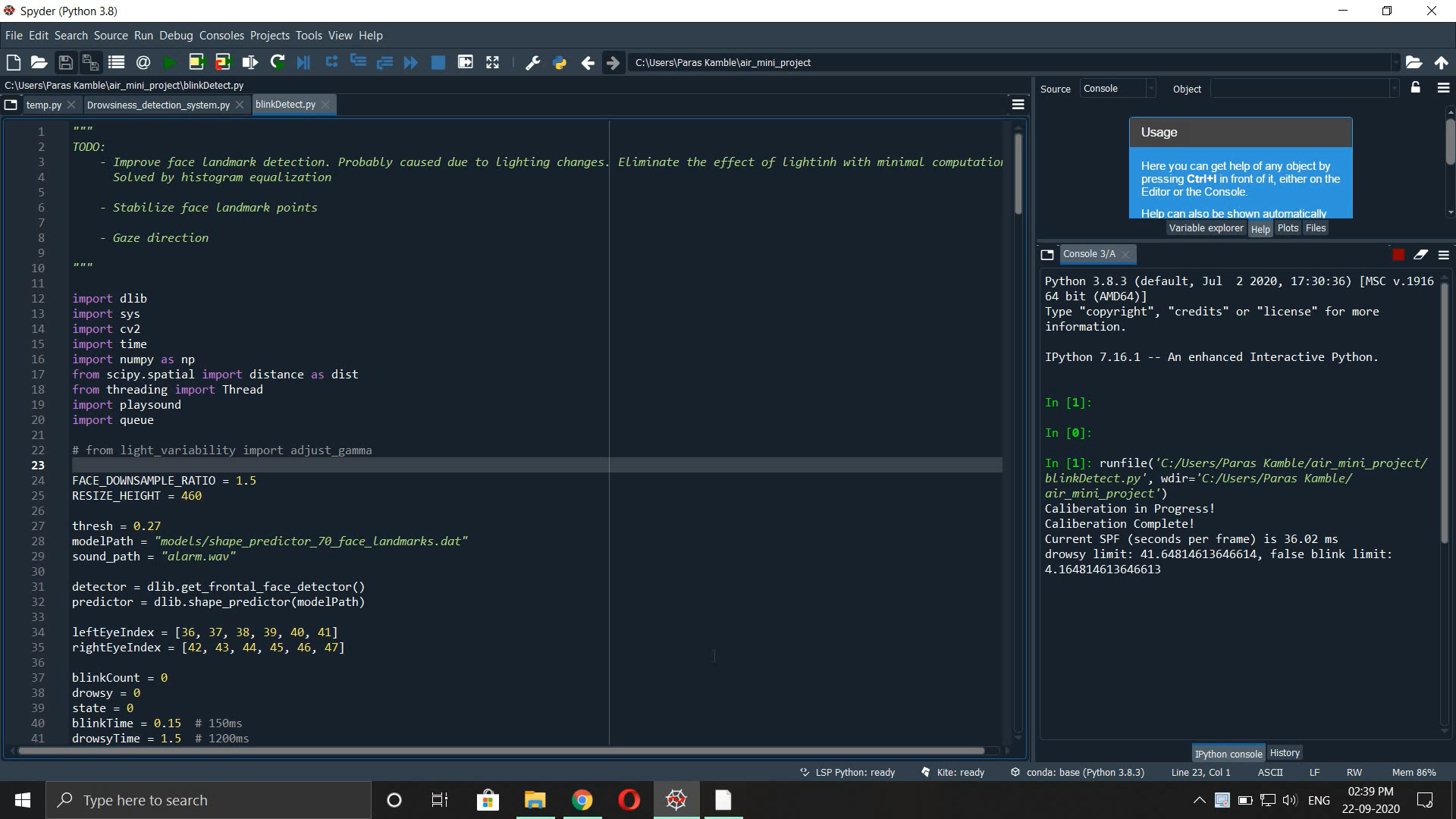 GitHub - Paras0681/Driver_drowsiness_detection_system: The drowsiness ...