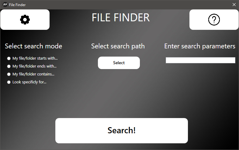 GitHub - 6outtaTen/FileFinder-2.0: A fast and reliable file/folder ...