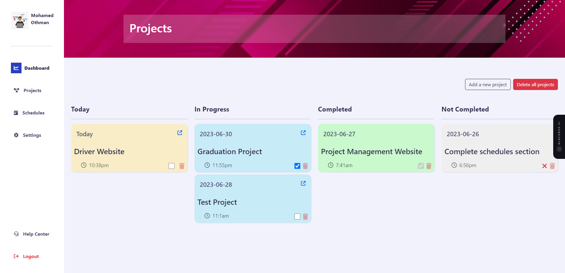 GitHub - imohamedsayed/Project-Management-Website: Built with Node.js and EJS template Engine