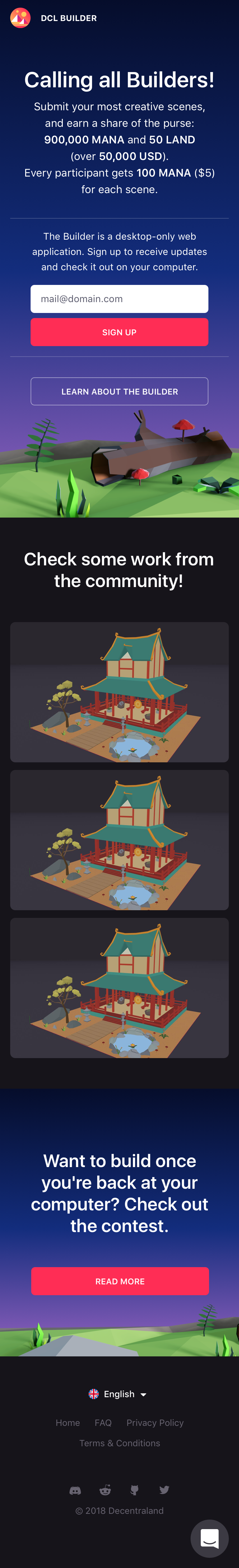Optimize mobile homepage · Issue #389 · decentraland/builder · GitHub