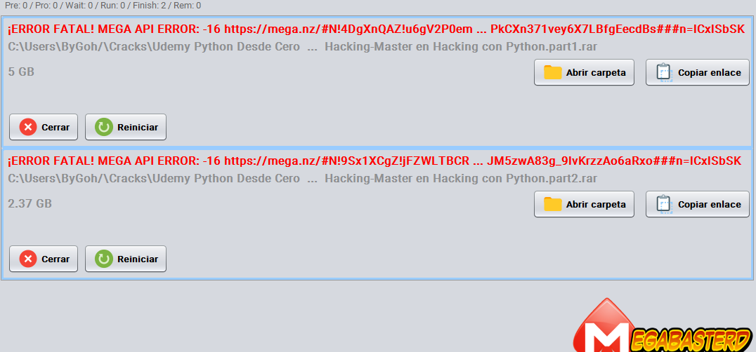 Ya no eso posible descargar · Issue #297 · tonikelope/megabasterd · GitHub