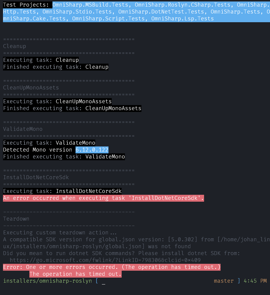Error Install Dotnetcoresdk · Issue 2199 · Omnisharpomnisharp Roslyn · Github