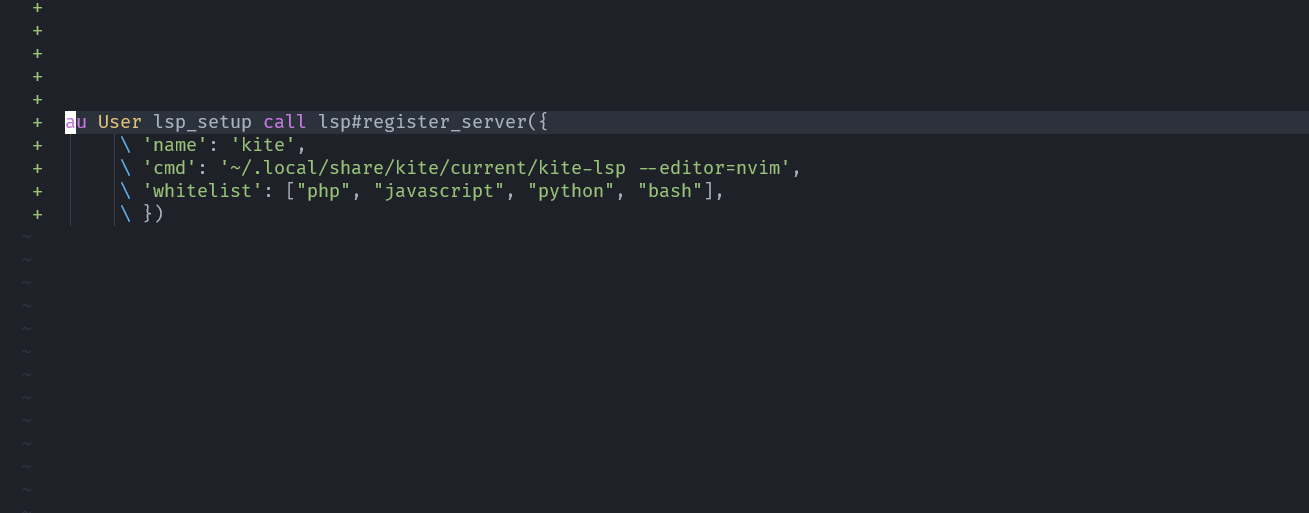 Kite dosn't works at the pair to LSP native in NVIM · Issue #784 · kiteco/issue-tracker · GitHub
