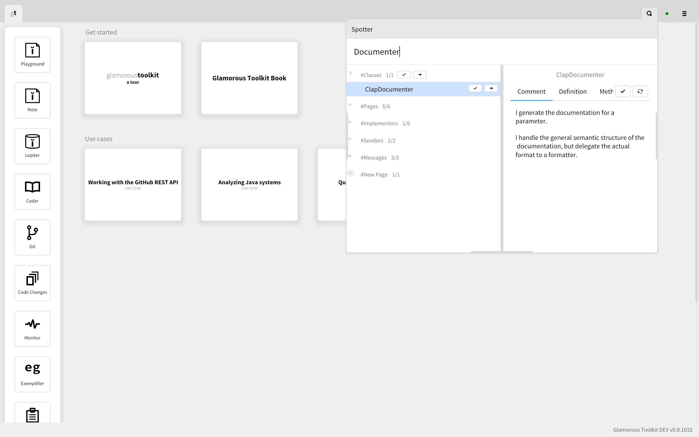Remove Documenter · Issue #2198 · feenkcom/gtoolkit · GitHub