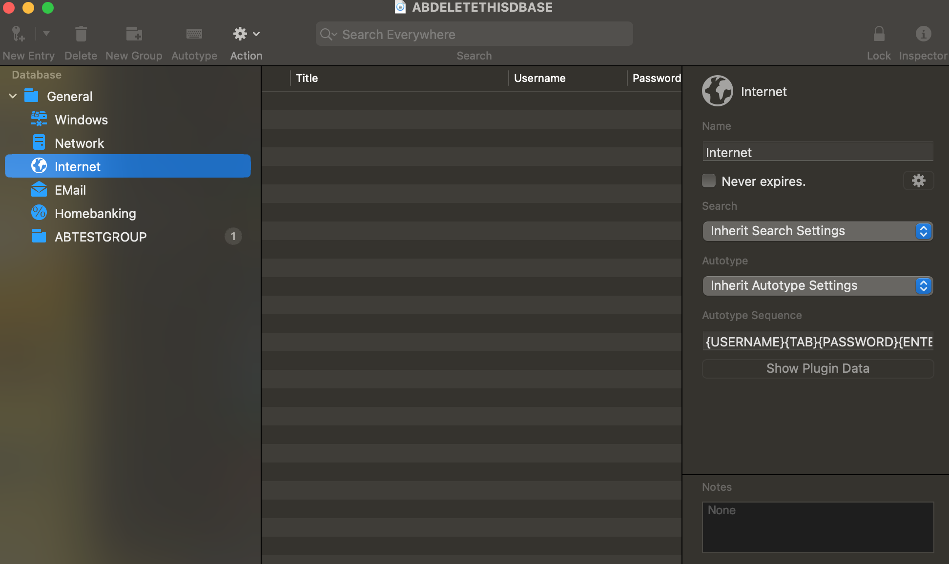 Top panel including search function greys out (locks) and is no longer available after SEARCH ...