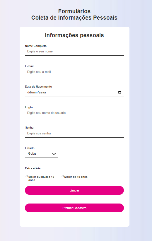 GitHub - alanasifasam/html-pratica: Estudo de HTML - CSS (3 formulários)