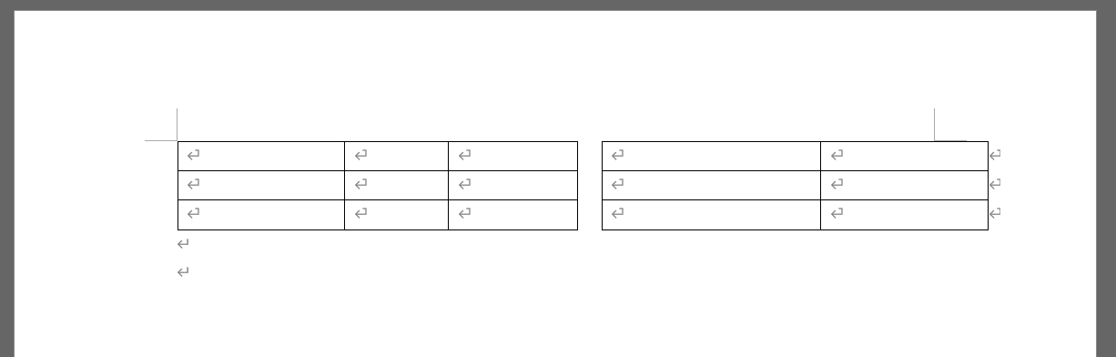 Create 2 tables in the same row in Word · Issue #676 · nissl-lab/npoi ...