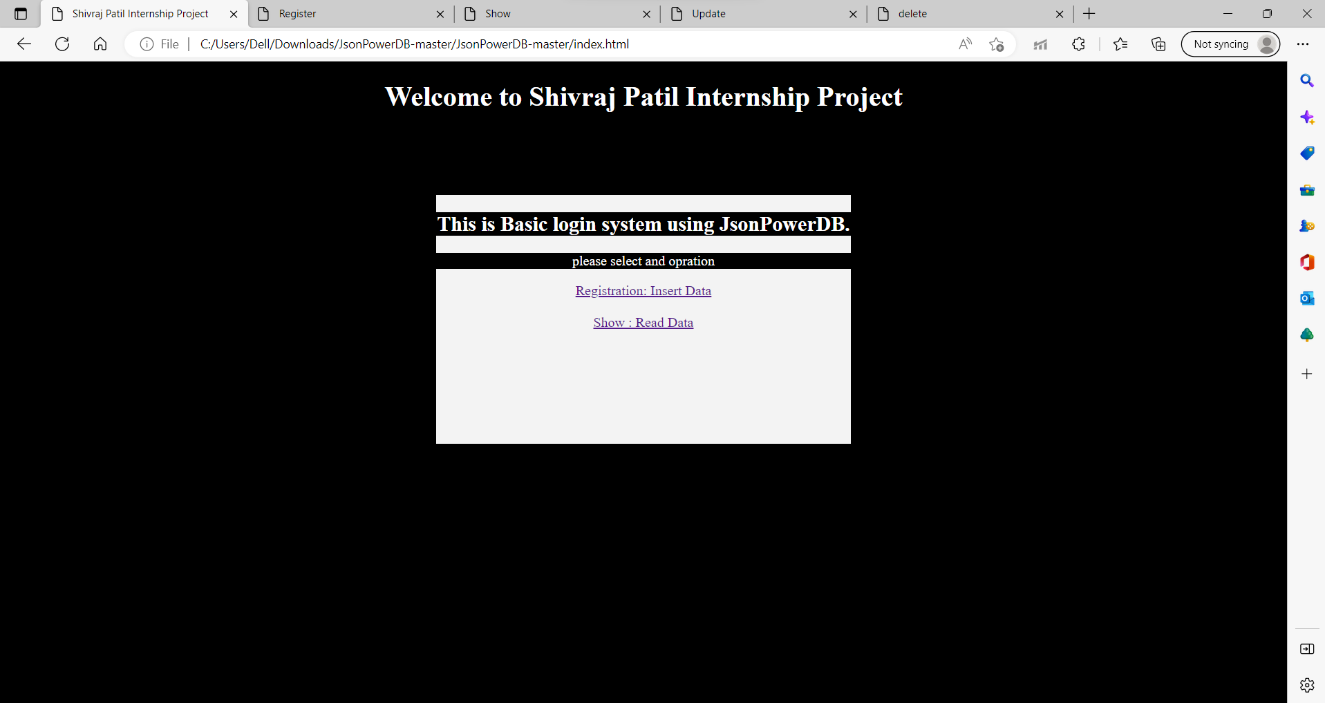 Github Pytools786basic Login System Using Jsonpowerdb This Project Is All About Storing
