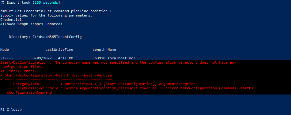 Issue cloning resources · Issue #2262 · microsoft/Microsoft365DSC · GitHub
