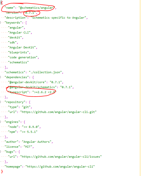 @schematics/angular still depends on TS