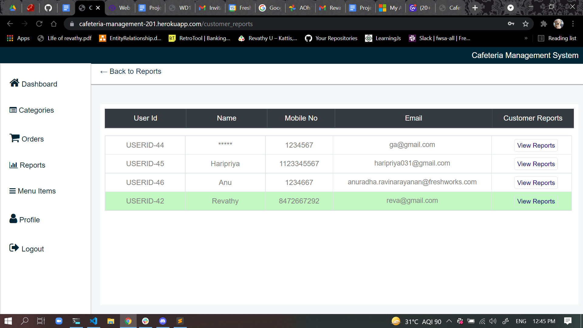 GitHub - Revathy-2001/Cafeteria_Management
