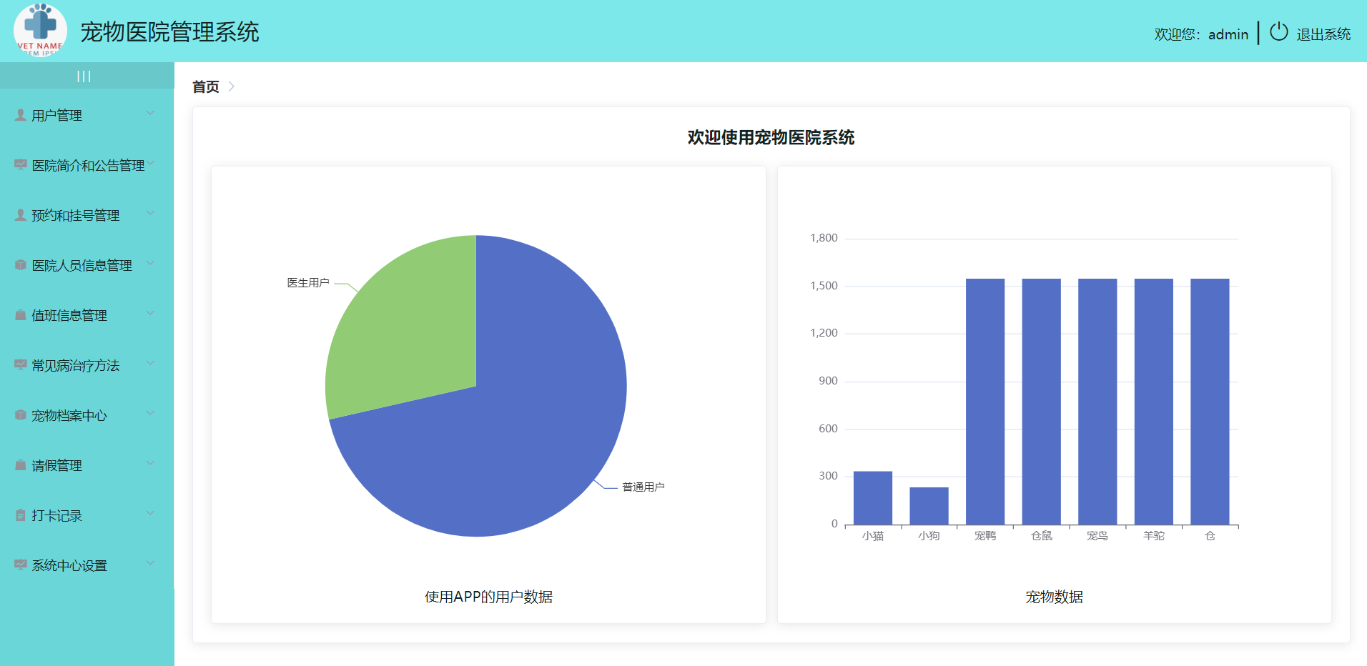 GitHub - xingLong-hue/pet-hospital: 基于Vue+Node的宠物医院管理系统