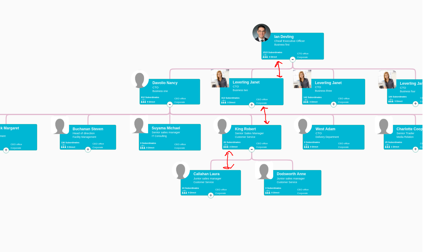 Increase space between two levels · Issue #51 · bumbeishvili/org-chart ...