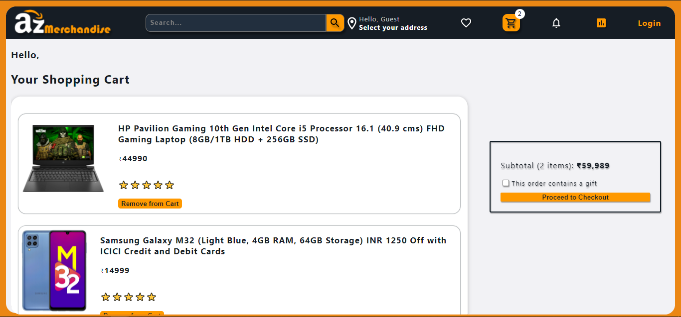 GitHub - dawoodxp97/AtoZ-Merchandise: AtoZ-Merchandise is a Full Stack E-Commerce Application.