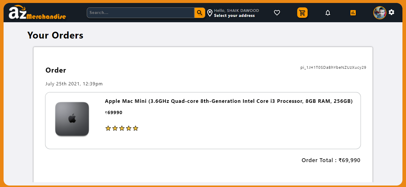 GitHub - dawoodxp97/AtoZ-Merchandise: AtoZ-Merchandise is a Full Stack E-Commerce Application.