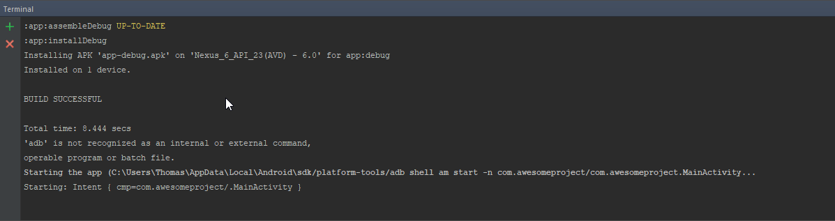 Run Android Stuck On Starting Intent · Issue 69 · Geekyantsreact Native Easy Grid · Github