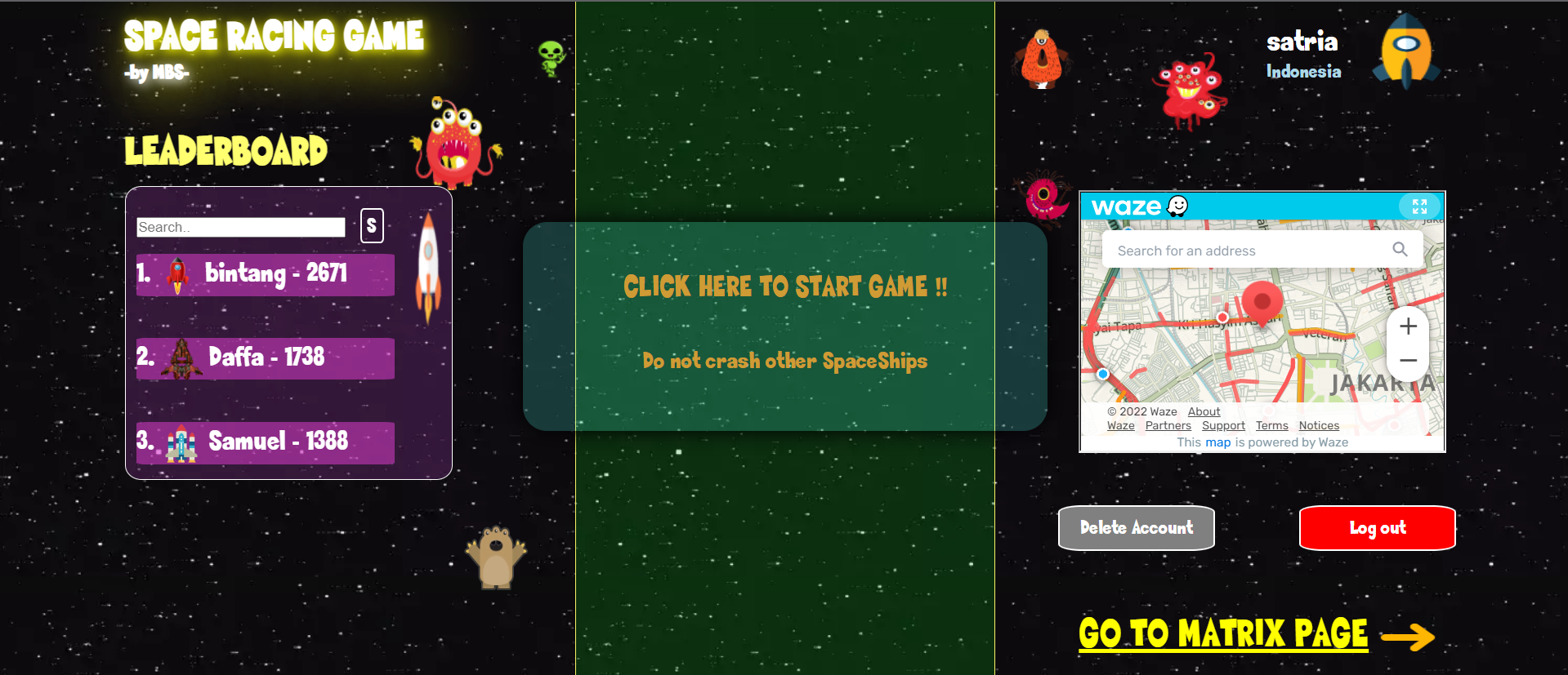 GitHub - SatriaM25/SPACE_RACING_GAME: WEB-BASED GAME PROJECT USING HTML ...