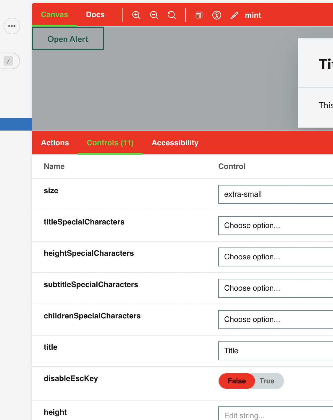 [addon-controls theming] not possible to change the color of the boolean switch text only ...