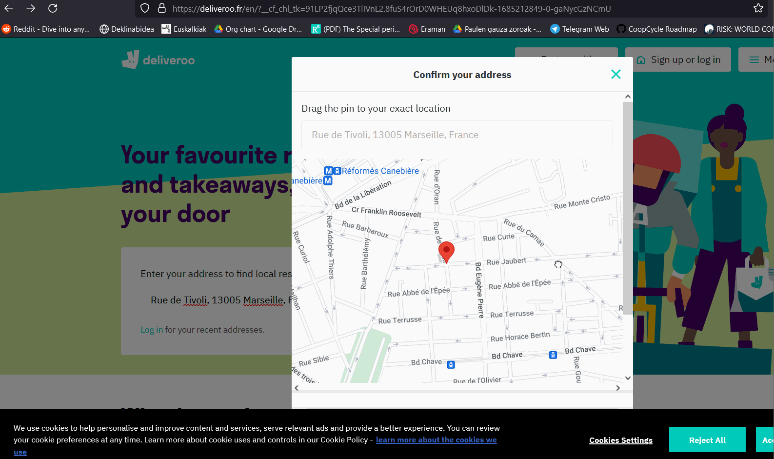 In order to avoid incorrect addresses As a foodtech customer I want to ...