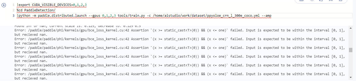 Ppyoloe 多卡训练报错 Nan · Issue 6706 · Paddlepaddlepaddledetection · Github 