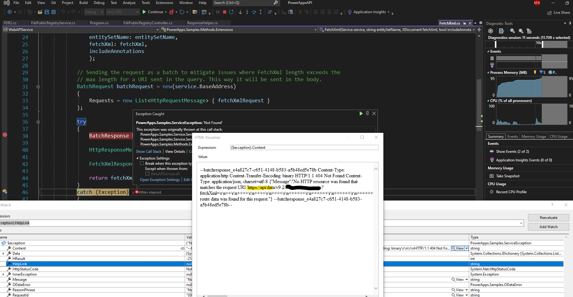 Fetch Xml Request Returns Not Found · Issue 329 · Microsoft Powerapps Samples · Github