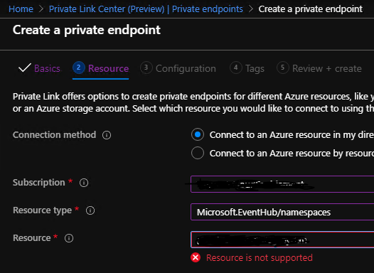 Event Hub Issue Resource Is Not Supported · Issue 51195 · Microsoftdocsazure Docs · Github