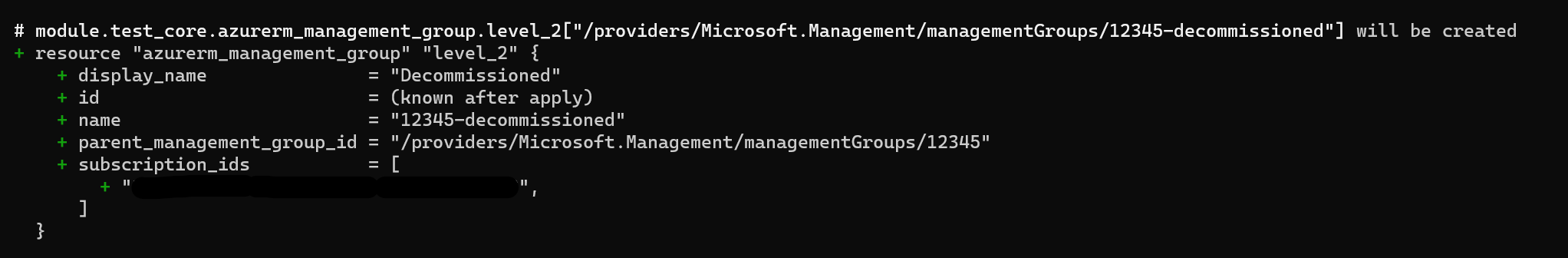 Bug Report - subscription_id_overrides not assigning subscriptions to Default Management Groups ...