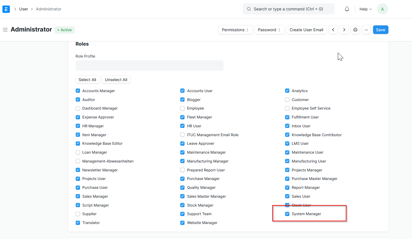 User Type "Employee Self Service" not customizable · Issue #14442 · frappe/frappe · GitHub