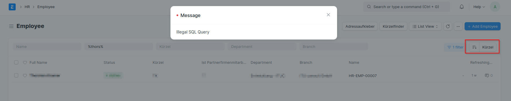 List View Sorting Does Not Work On Fields With German Umlauts · Issue 18266 · Frappefrappe 