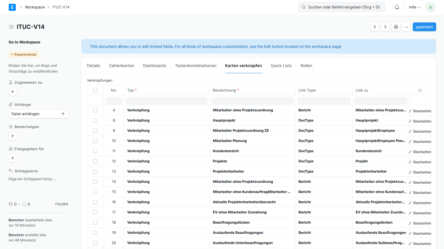 Workspace: Existing Card not displayed · Issue #20302 · frappe/frappe ...