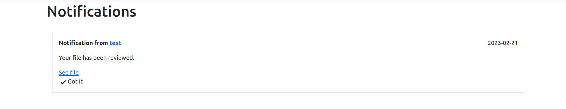 Notifications are sent when a user reviews a file · Issue #263 · SCCapstone/Delta · GitHub